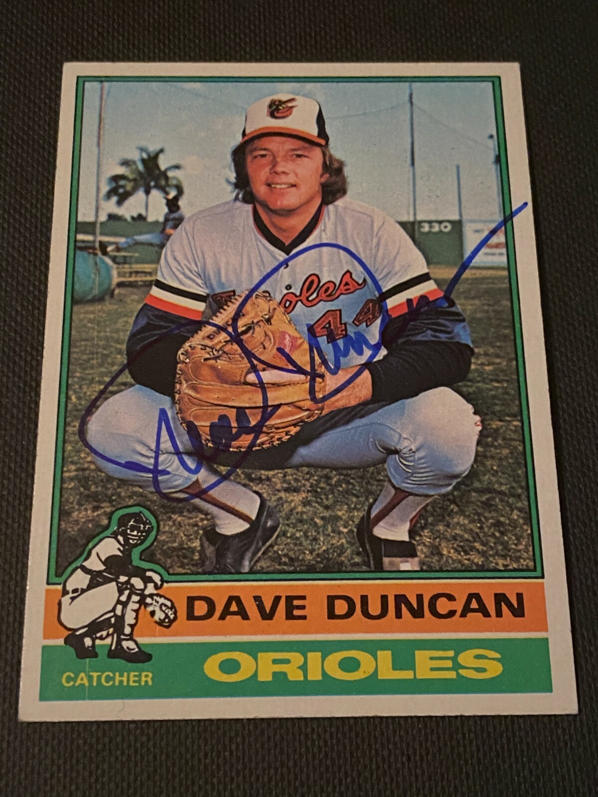 Dave Duncan Signed 1976 Topps Card Auto Baltimore Orioles Autograph ...