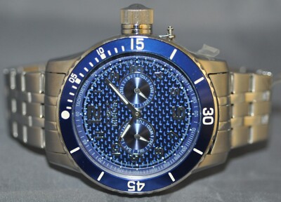 Invicta Men's Specialty Blue Dial Stainless Steel Watch 14887 | eBay