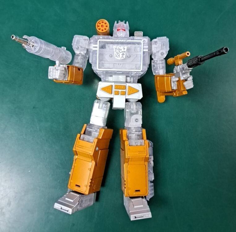 Transformers Masterpiece Soundwave Platinum Edition Year Goat Clear | eBay