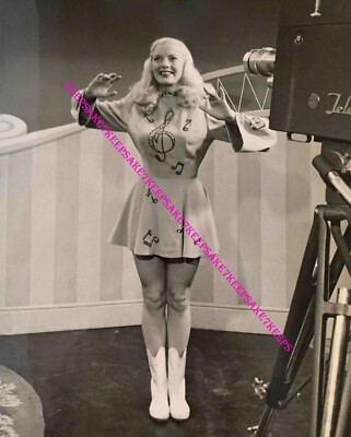 MARY HARTLINE - EARLY TELEVISION STAR - "SUPER CIRCUS" 8 x 10 PHOTO A ...