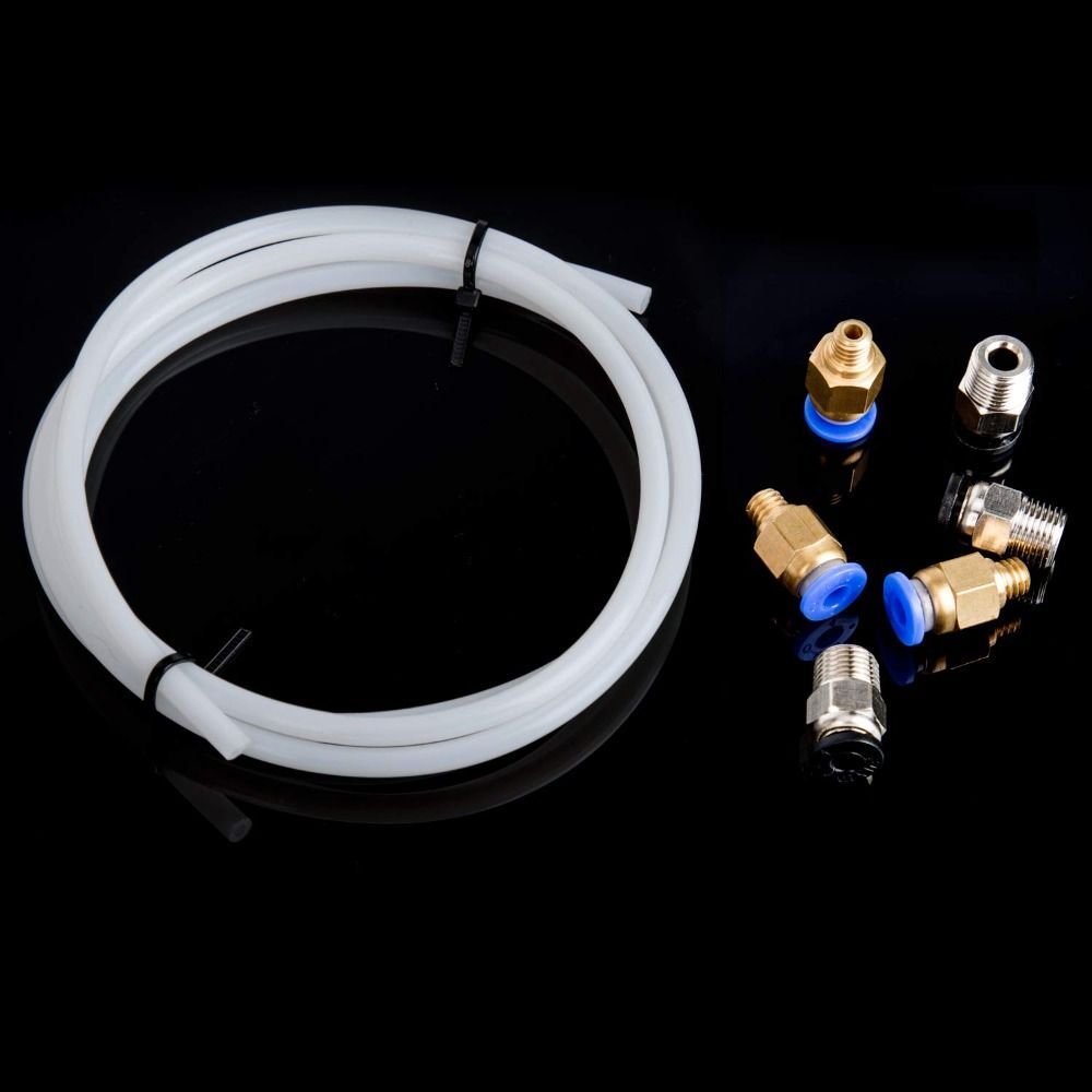1 Meters PTFE Tube White Connector Tubing 1.75mm Filament | eBay