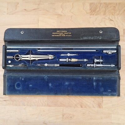 Dietzgen Drafting Tools, Compass and Trammel set | eBay