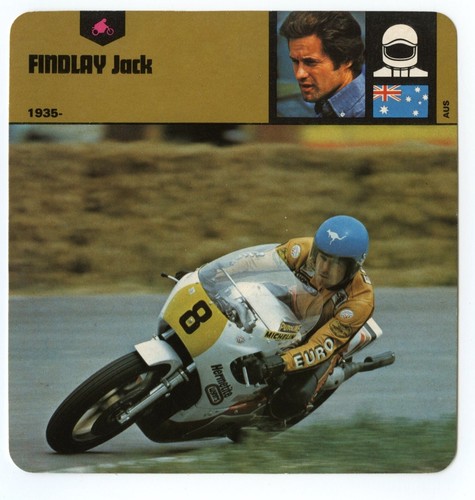 Jack Findlay - Motorcycle Racing Edito Service SA Auto Rally Card | eBay