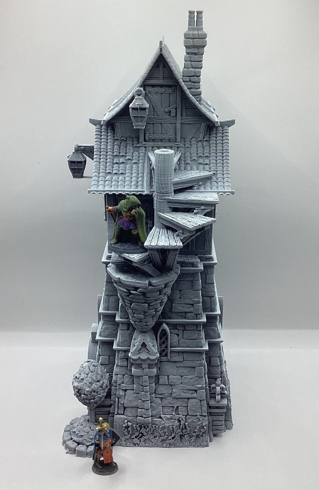 3d Printed Tabletop Terrain Wizards Tower 32mm DnD, Tabletop, RPG ...
