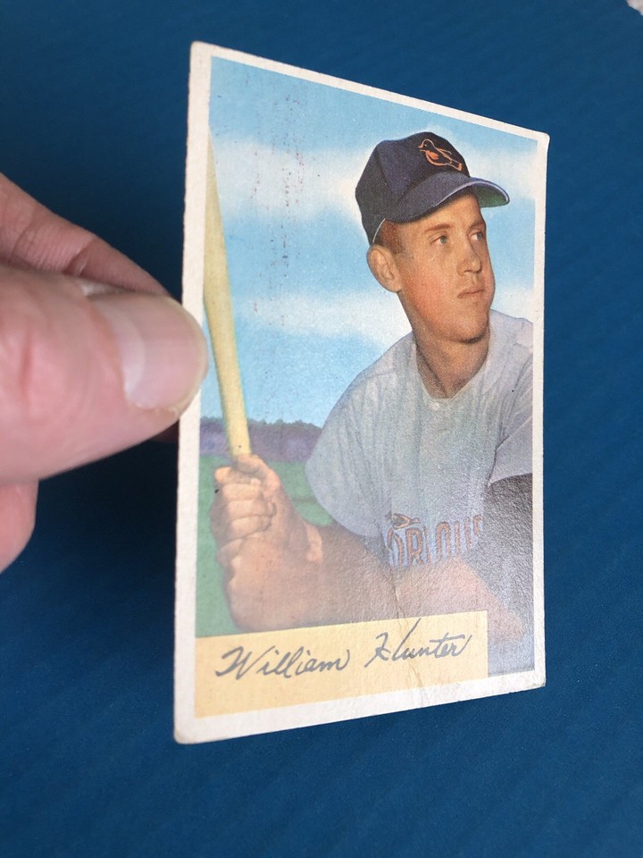 1954 Bowman Bill Hunter #5 (crease) | eBay