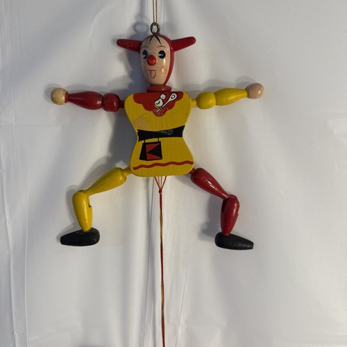 VINTAGE WOOD PUPPET TOY AUSTRIA STRING 8" | eBay