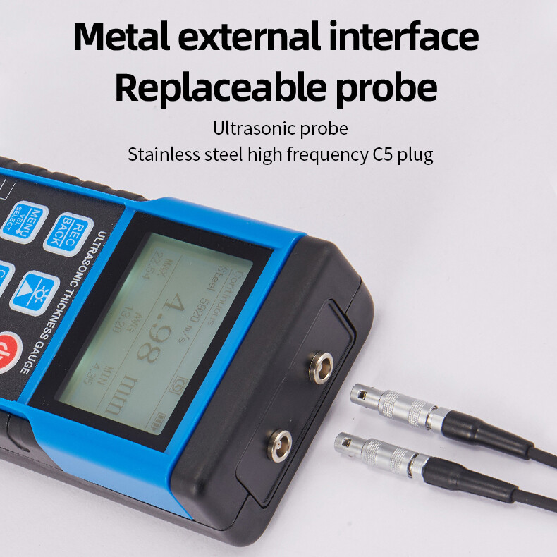 Digital Ultrasonic Thickness Gauge LCD Ultrasonic Tester Meter 0.8 ...