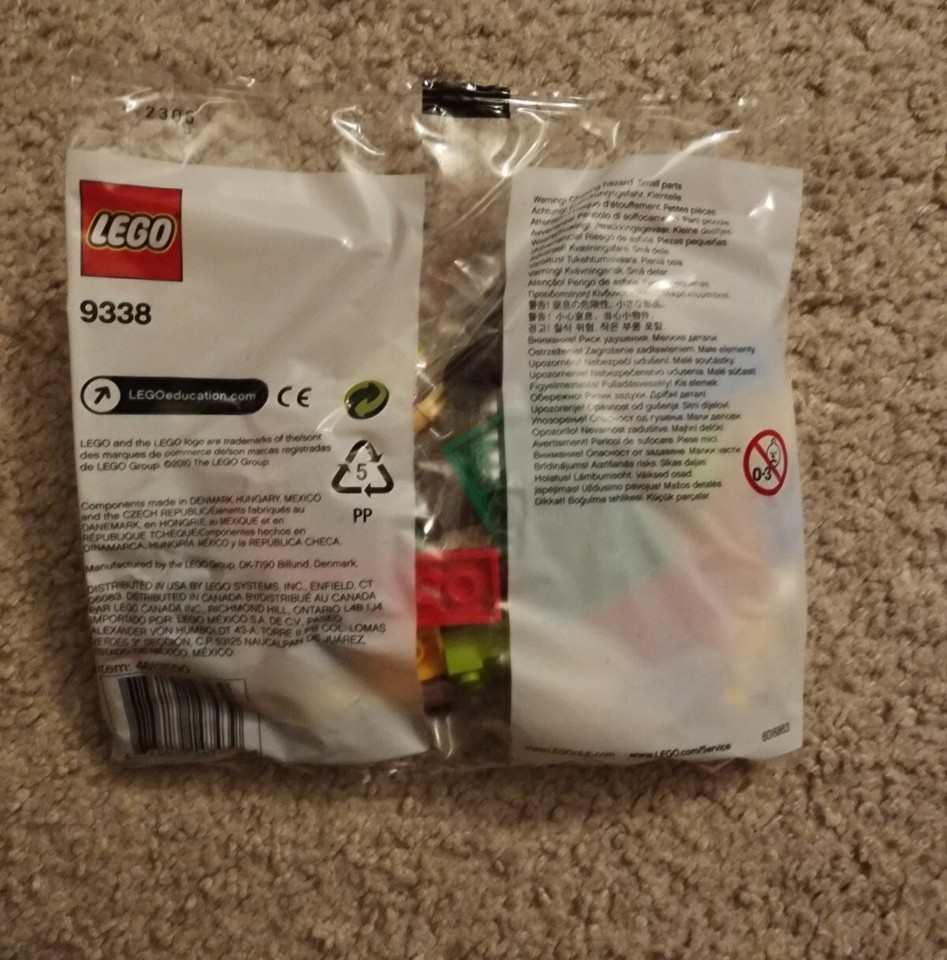 Lego Education 9338 Serious Play Reflection Polybag - New/Sealed (2011 ...
