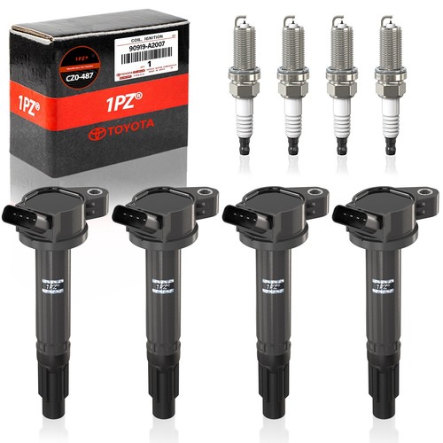 4x Ignition Coil Spark Plug For Toyota RAV4 Camry V6 3.5L Avalon L4 2 ...