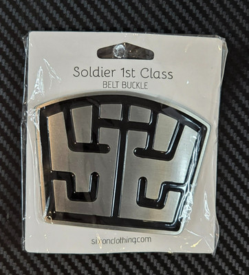 SixOn Clothing Soldier 1st Class Cosplay Belt Buckle - Antique Nickel ...