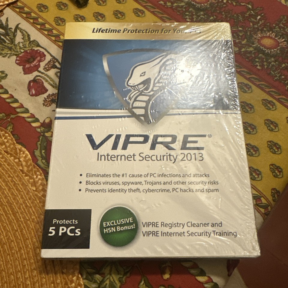 VIPRE Internet Security 2013 5PCS | eBay