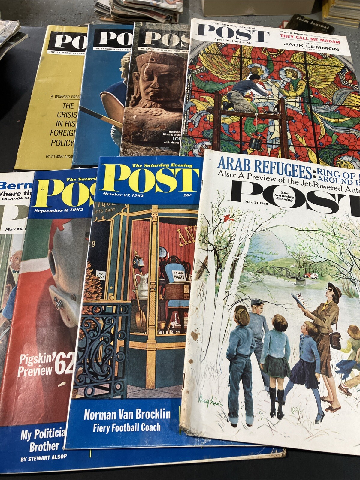 saturday evening post Magazines Lot Of 8, 1960s | eBay