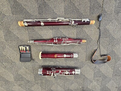 Yinfente Bassoon Maple Wooded Bassoon C Key 26 Keys Silver plated w ...