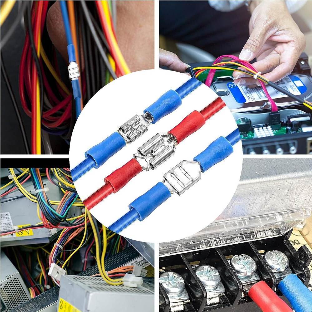 Electrical Wire Crimp Terminals Assorted Insulated Port Connectors Kit ...