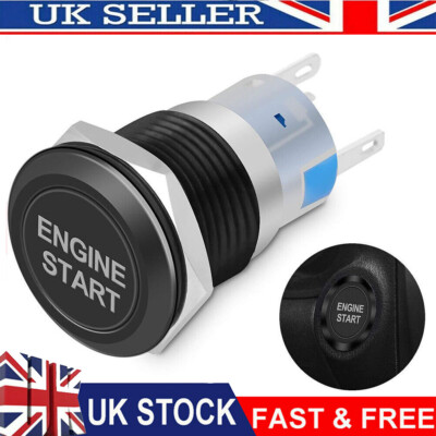 12V Car Engine Start Push Button Ignition Starter Waterproof Start Stop ...