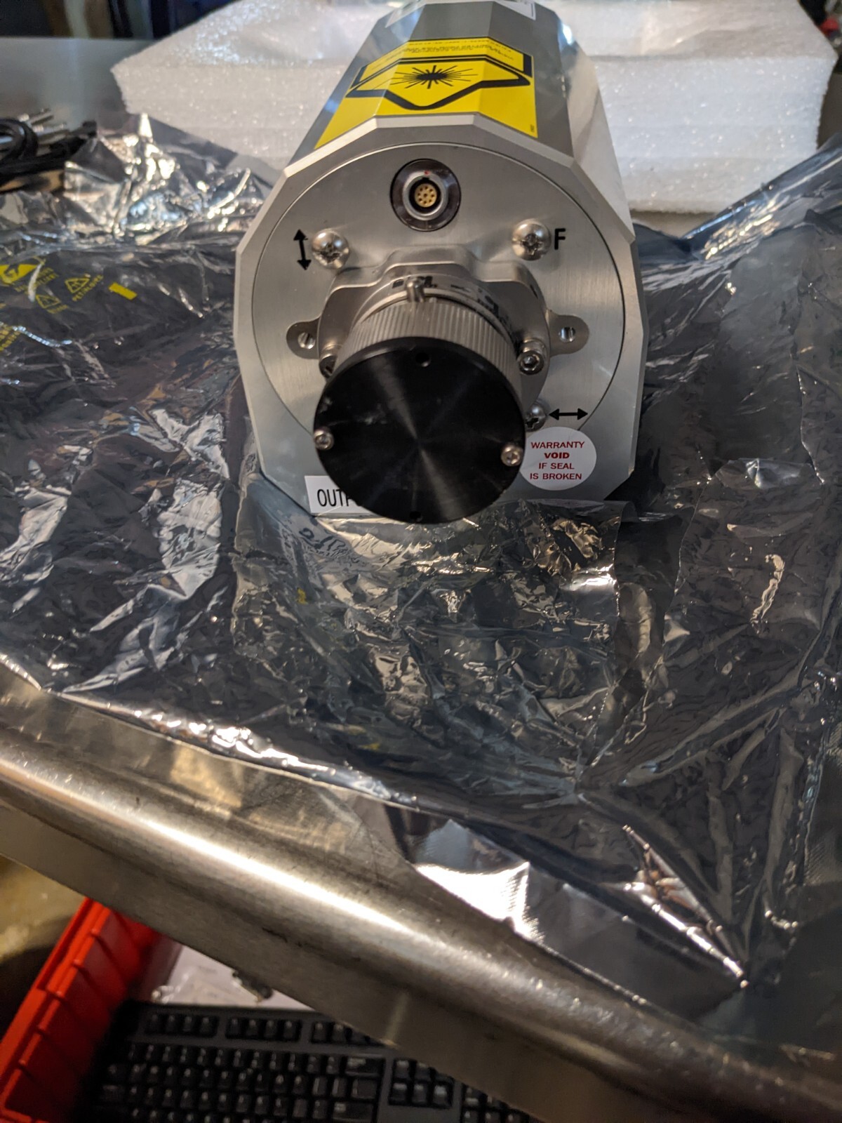 IPG photonics feed to process fiber coupler 10kw HLC8 QBH laser 100 ...