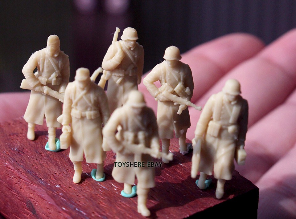 1/72 TANK CREW 1:72 WW2 germany soldiers team military toy TotalWar ...