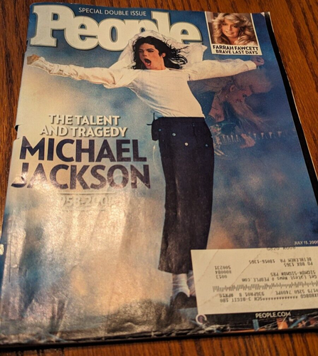 People Magazine Michael Jackson Special Double Issue Farrah Fawcett ...