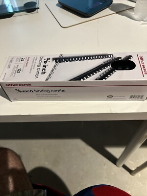 25 Office Depot 5/8" BINDING COMBS BLACK | eBay