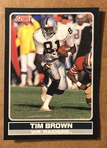 Tim Brown 1990 Score Young Superstars Rookie Card #10, MINT (BIGJ’S) | eBay