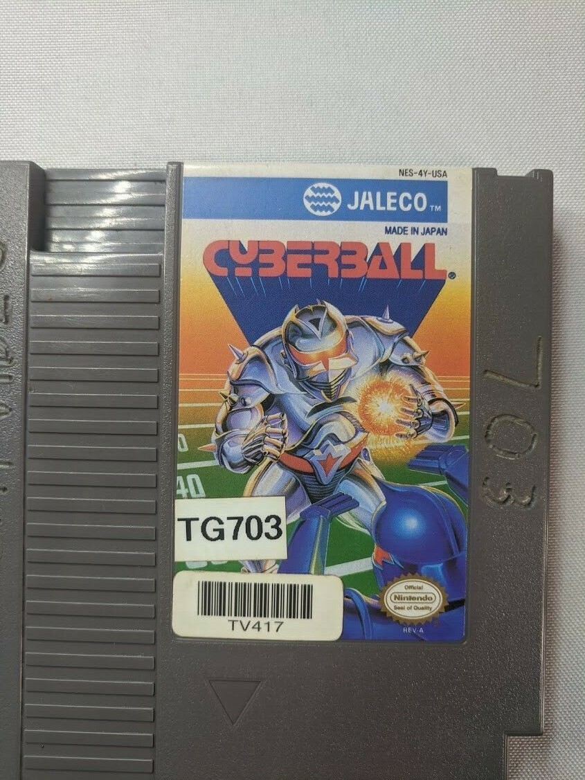 Cyberball Cyber Ball Nintendo NES Authentic OEM Game Cartridge Only ...