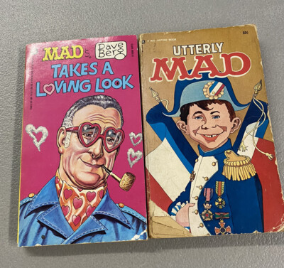 MAD MAGAZINE 2Paperback Utterly Mad & Mad Takes A Loving Look Vintage ...