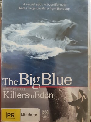 THE BIG BLUE & KILLERS IN EDEN RARE DVD CULT OCEAN WILDLIFE NATURE ...