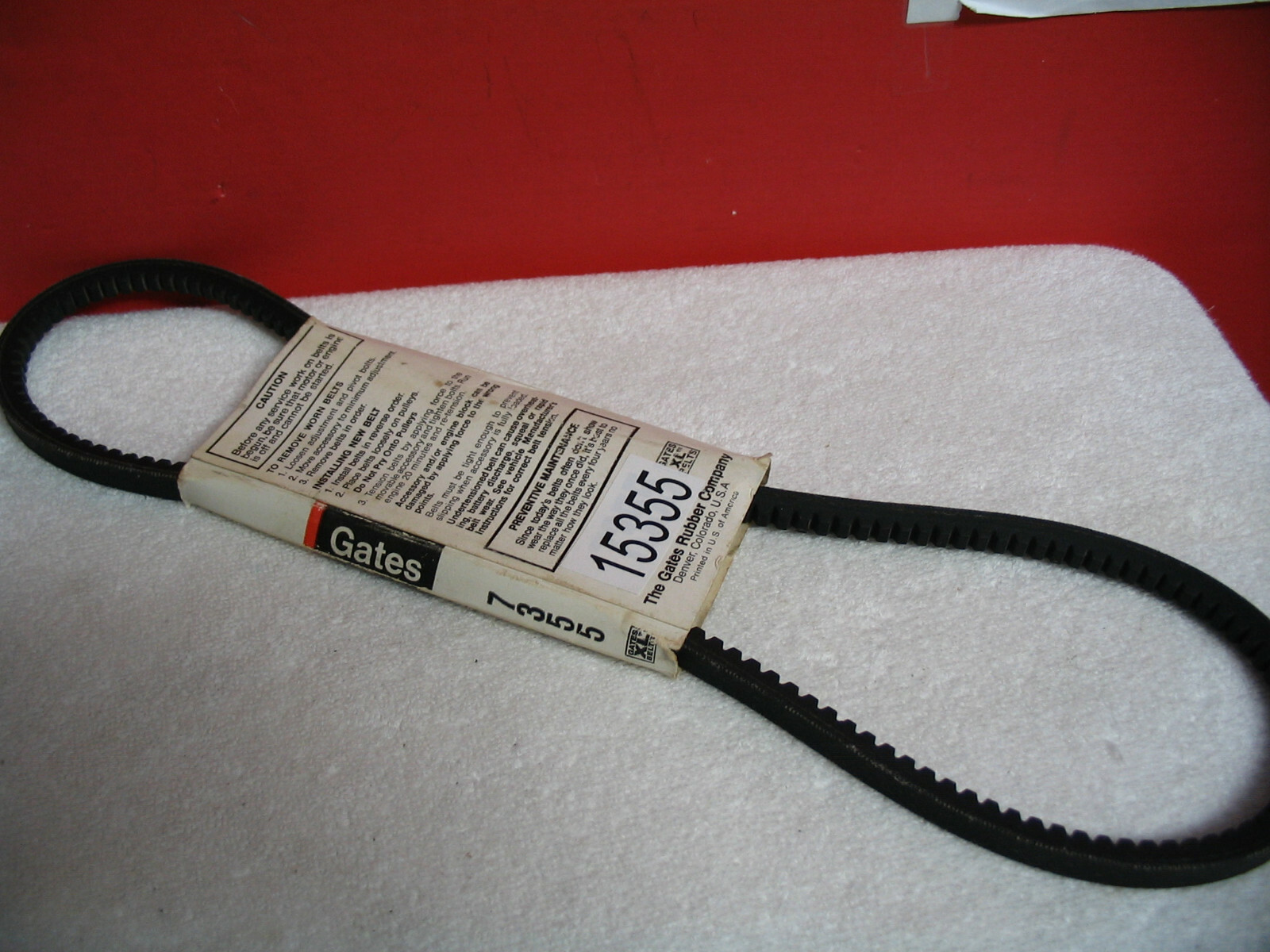 Automobile V-Belt 35.5 in. Length 15355 11V0900 | eBay