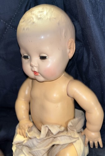 Effanbee 11" Dy-Dee Baby Doll Rubber Body Applied Ears | eBay