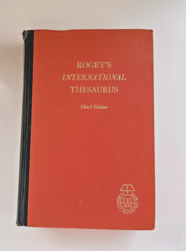 Roget's International Thesaurus Third Edition Vintage 1962 USA HC ...