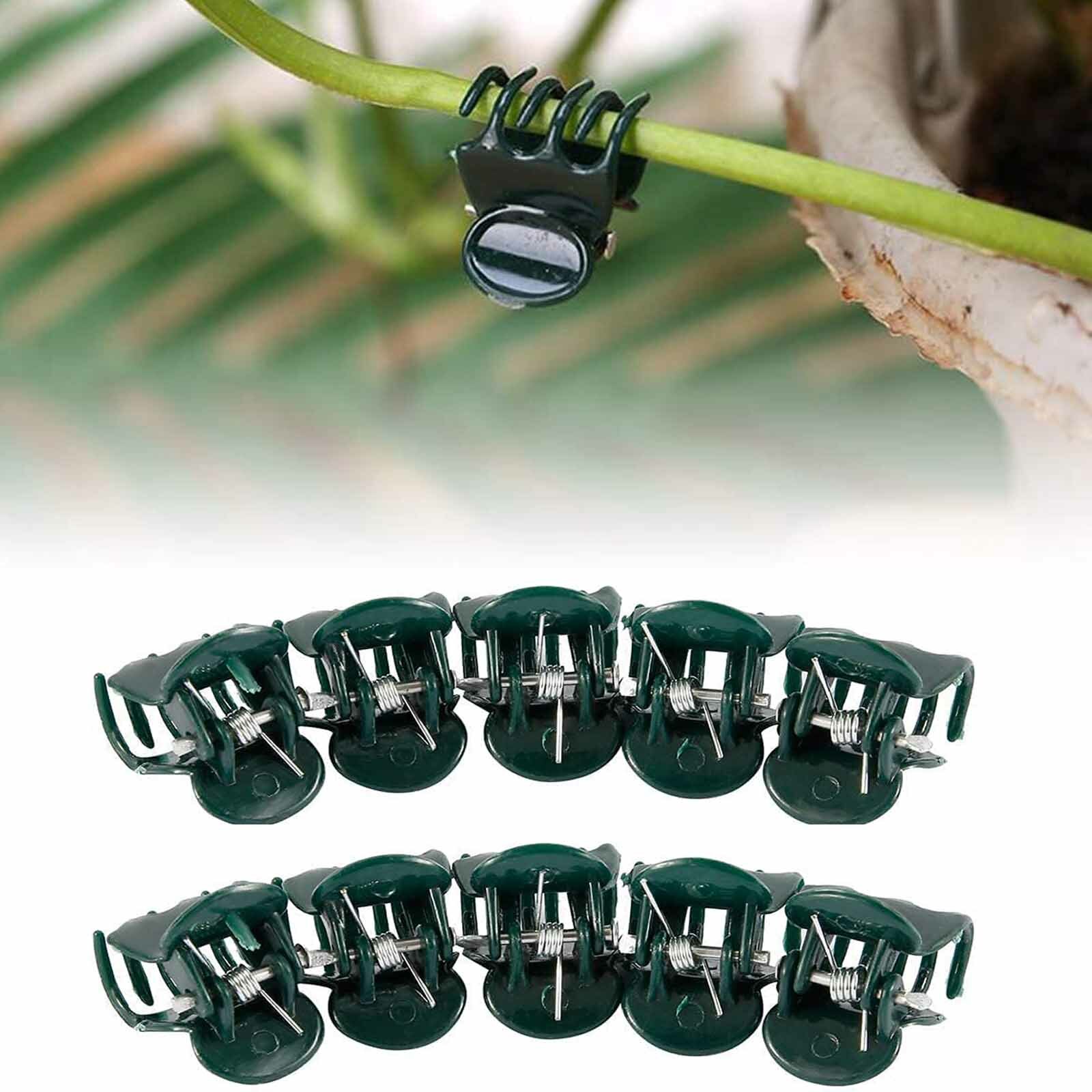 100Pcs Plastic Orchid Plant Garden Clips Vegetable Support Flower ...