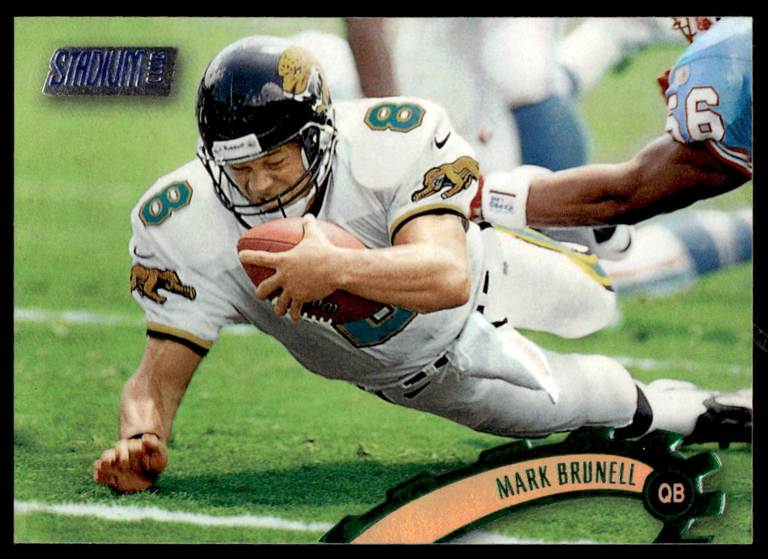 1997 Stadium Club 49 Mark Brunell Jacksonville Jaguars Football Card | eBay