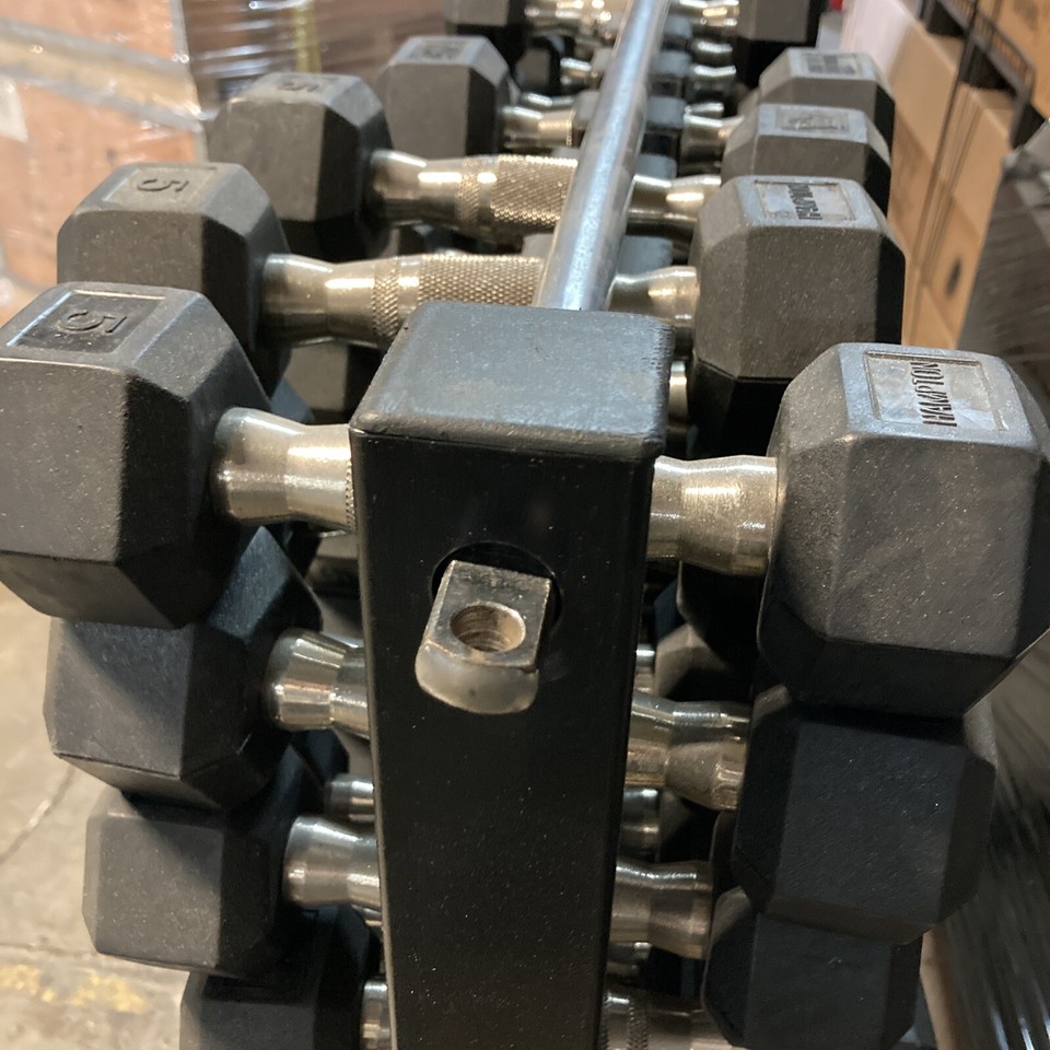 Hampton DURA-BELL Dumbbell Club Set With Neo Hex Security Rack | eBay