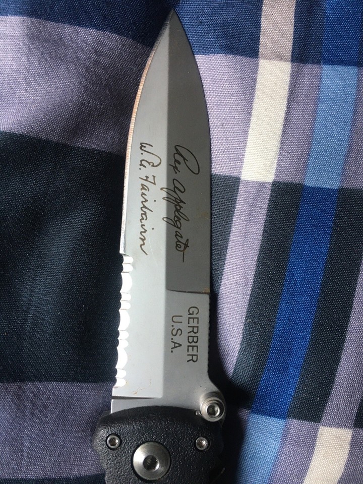 Gerber Combat Folder Applegate Fairborn Knife | eBay