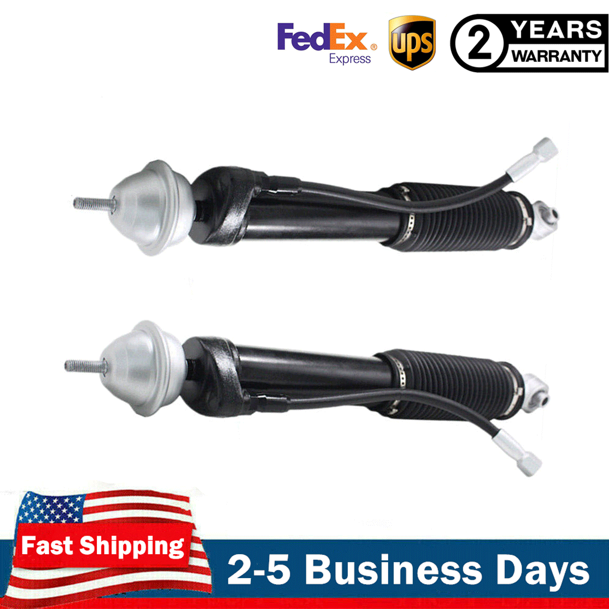 2x Rear Shock Absorber Struts Fit Mercedes-Benz W140 S320 S350 S420 ...