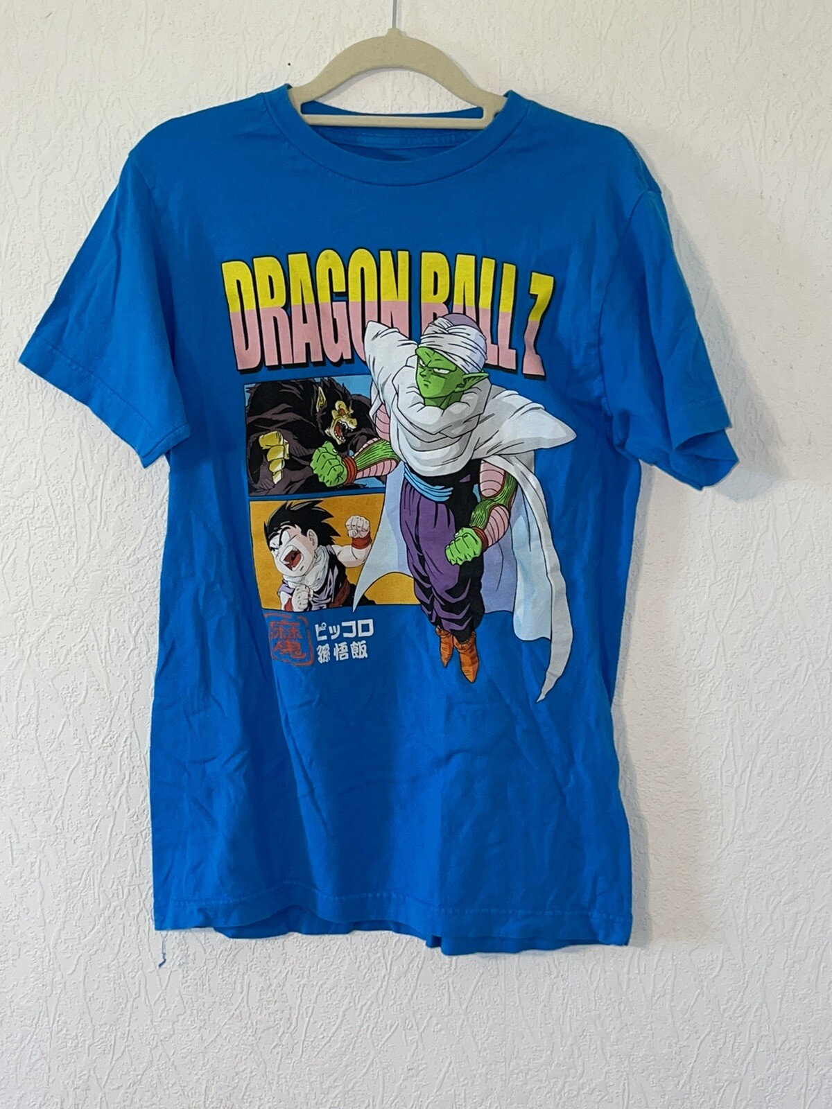 DRAGON BALL Z Official Goku Piccolo Blue Graphic T-Sh… - Gem