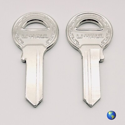 ORIGINAL U-Haul 85/40R Key Blanks for Various Padlocks by ABUS (2 Keys ...