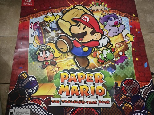 Paper Mario: The Thousand-Year Door Double Sided Gamestop | eBay