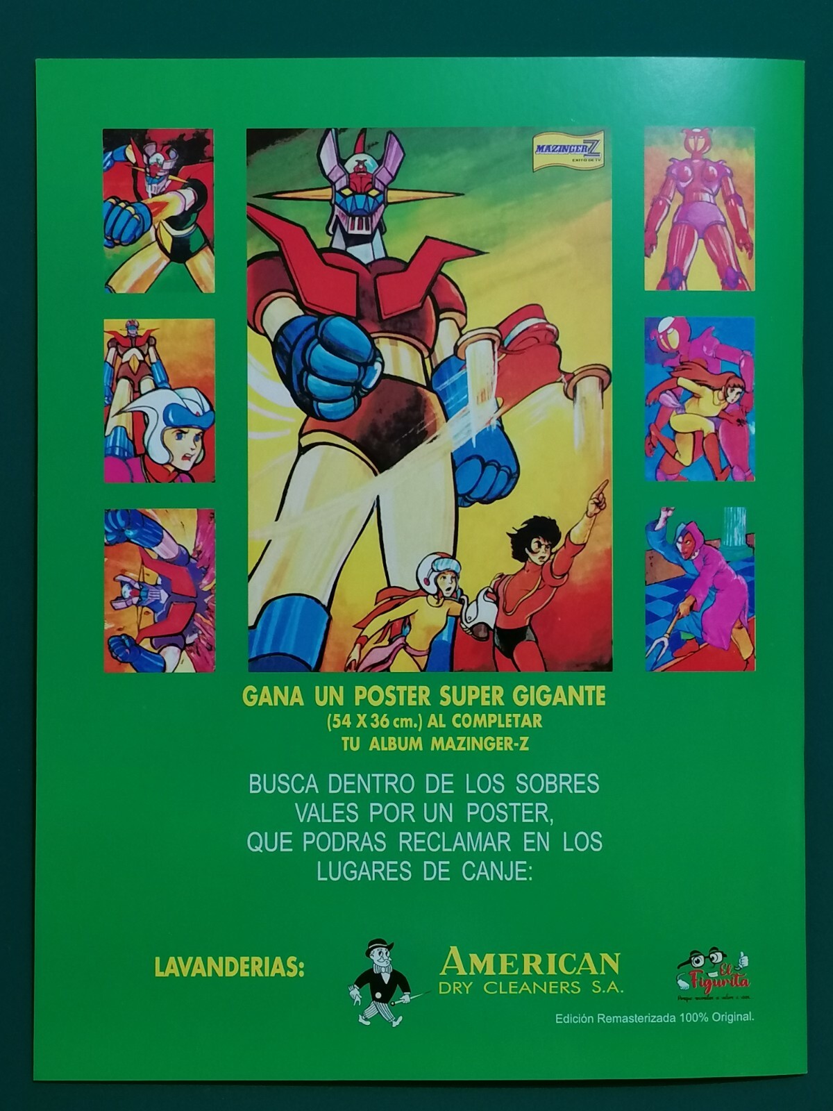 MAZINGER Z - Album Reedition Full Set 180/180 PERU 2020 Devilman Toei ...