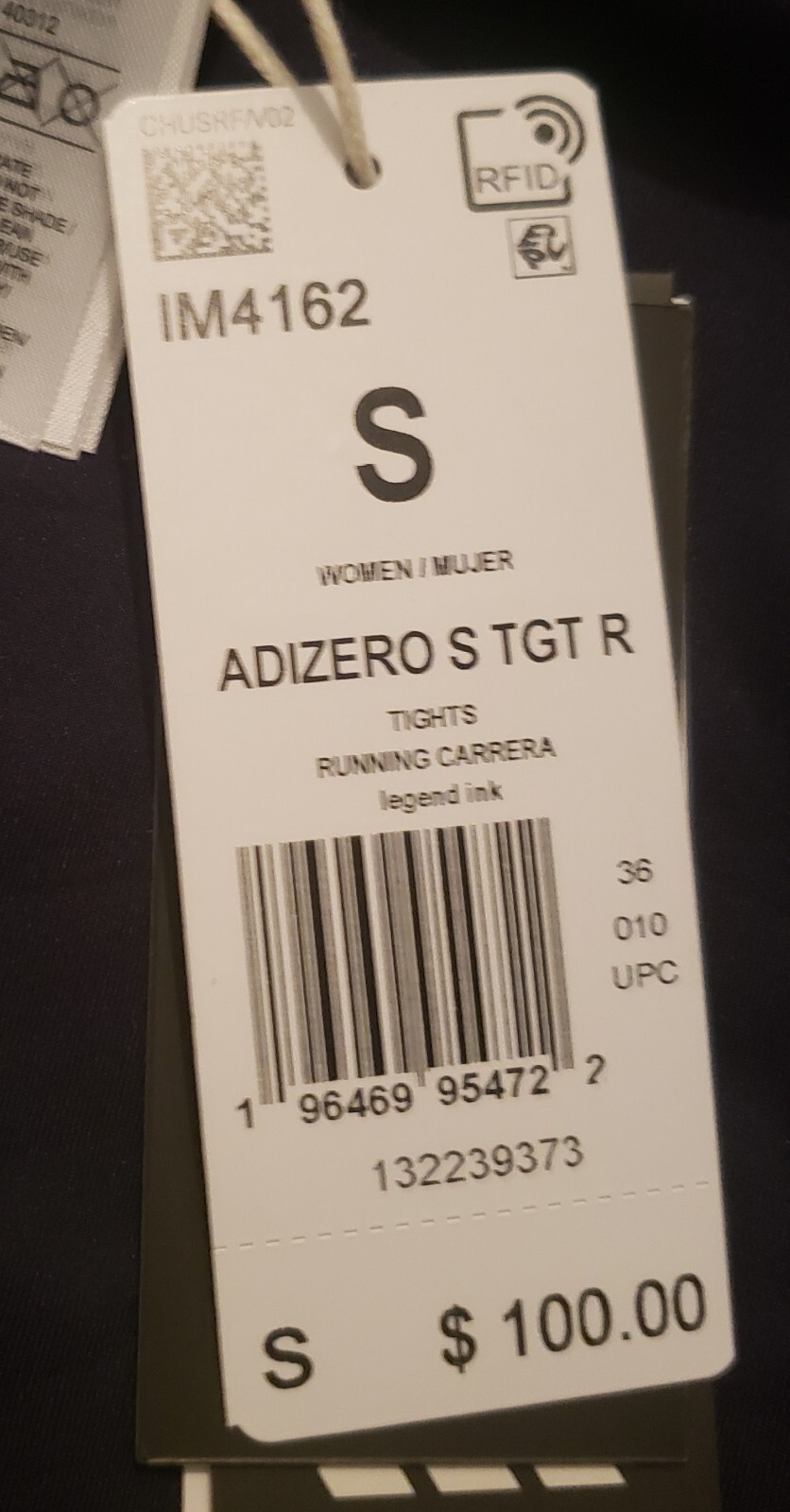 Adidas Adizero Control Running Half Tights Womens S Race Shorts IM4162 ...