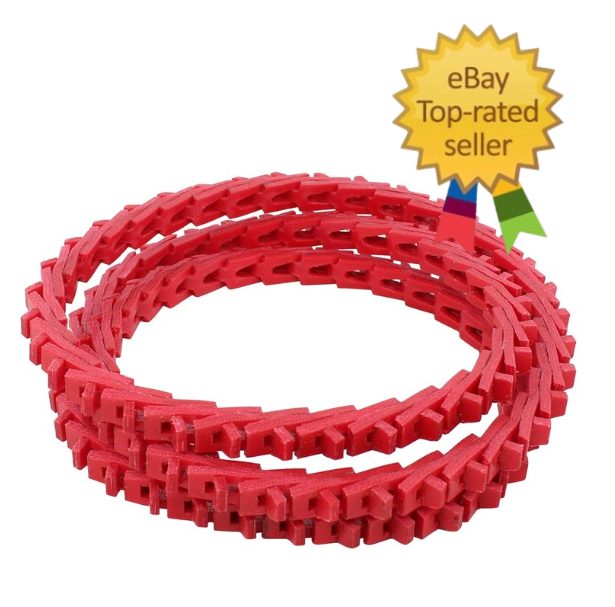 V-Belt 5 Feet 1/2 Inch Adjustable Link Belt A Type for Lathes Table ...