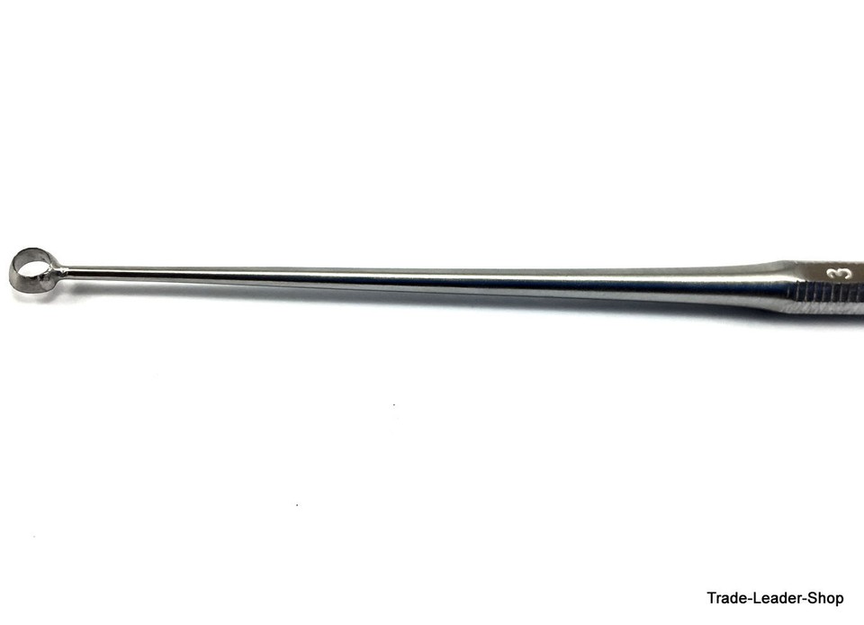 5er Set Buck Ear Curette Sharp Straight Size 3 Hno 6 5/16in Loop ...
