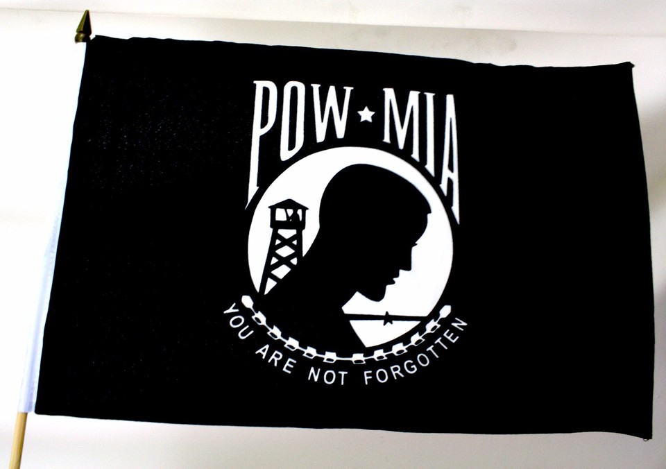 POW/MIA Wooden Stick Flag NEW | eBay