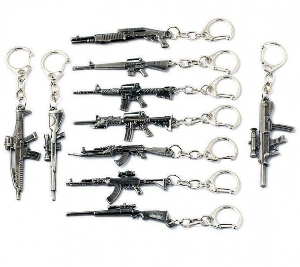 Mini Weapon Gun Metal 6cm Keyring Keychain Key Ring Chain Gift SPAS-12 ...