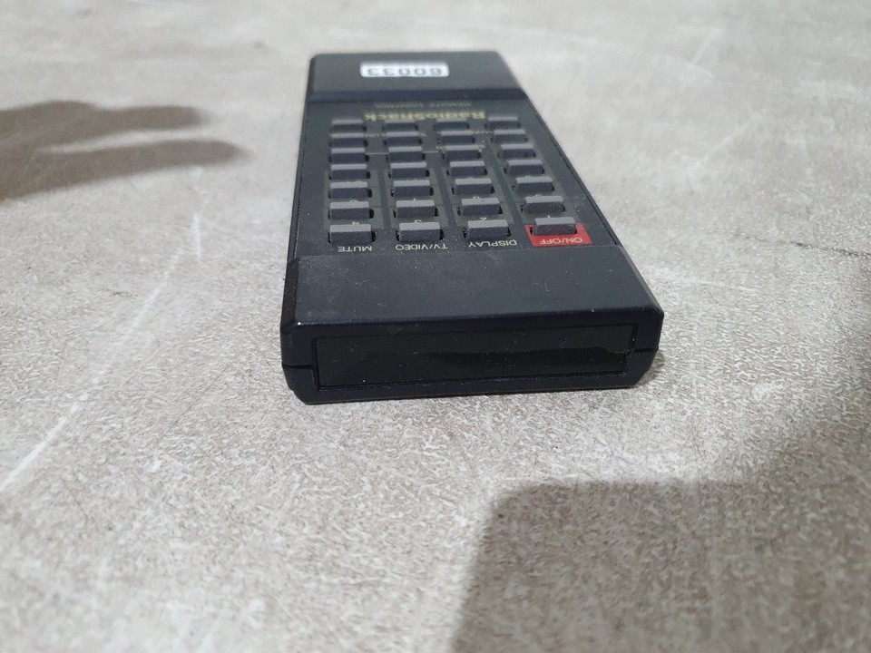 RadioShack Remote Control for TV VCR Black Universal Replacement | eBay UK