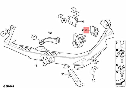 Genuine BMW M3 M3 CRT E90 E92 E93 Bracket For Headlight Arm Left ...