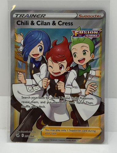 Chili & Cilan & Cress 258/264 ULTRA RARE Fusion Strike | eBay