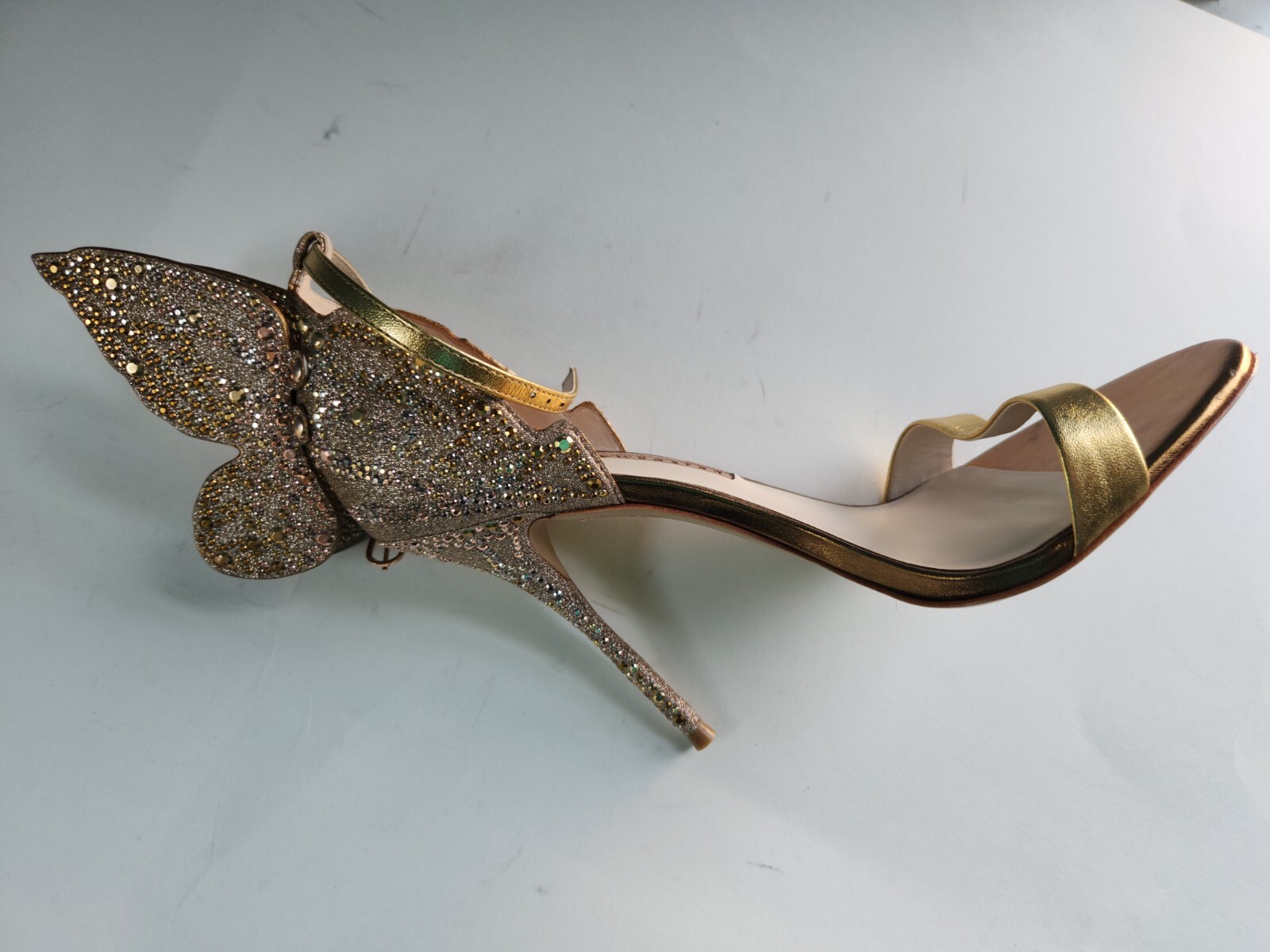 Sophia Webster Chiara Embellished Wing Sandals US siz… - Gem