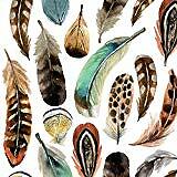 Paperproducts Design PPD Aquarell Feathers Beverage/Cocktail Paper ...