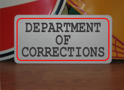 Department of Corrections Metal Sign | eBay